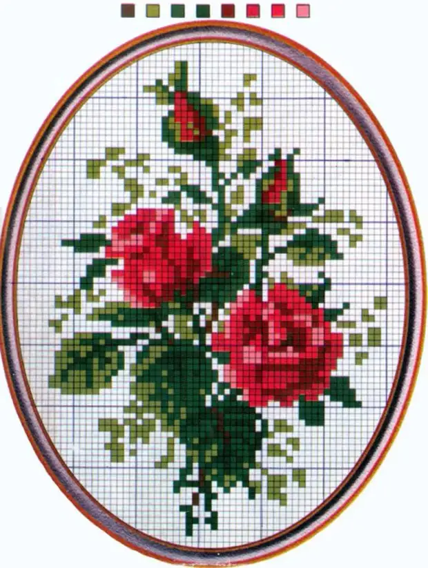 Вышивка. Цветочное - Домоводство - Медиаплатформа МирТесен